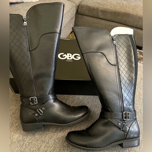 G by Guess | Shoes | Gbg Haydin Wide Calf Riding Boot | Poshmark